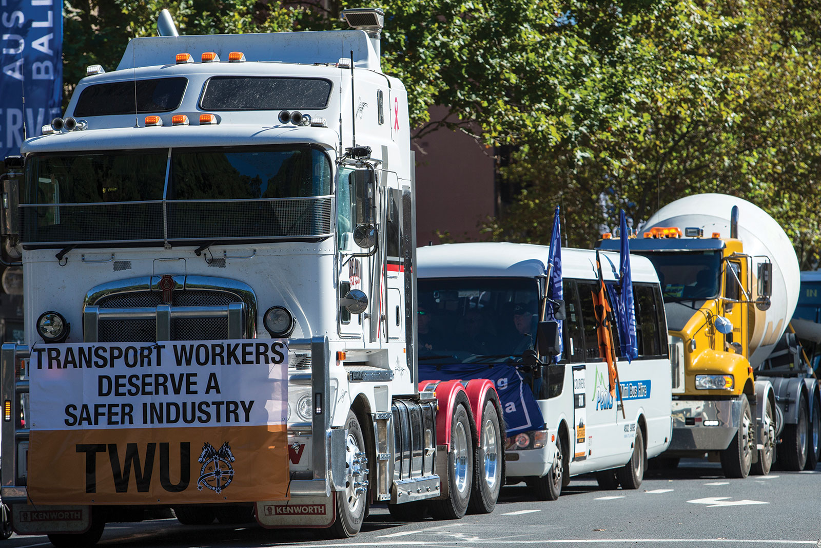 Convoy for Safe Rates - Transport Workers’ Union NSW