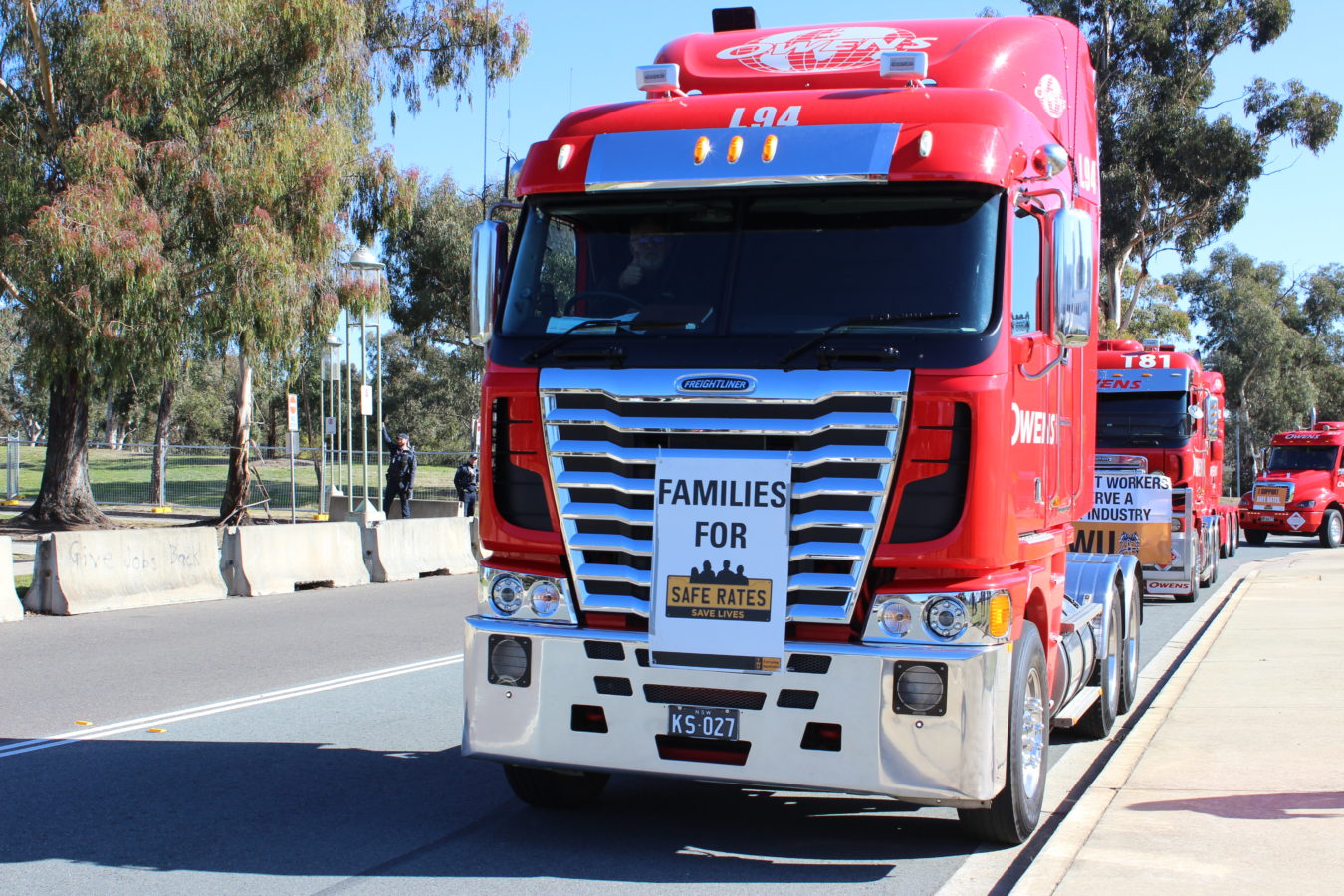 TWU Canberra Convoy - Transport Workers’ Union NSW