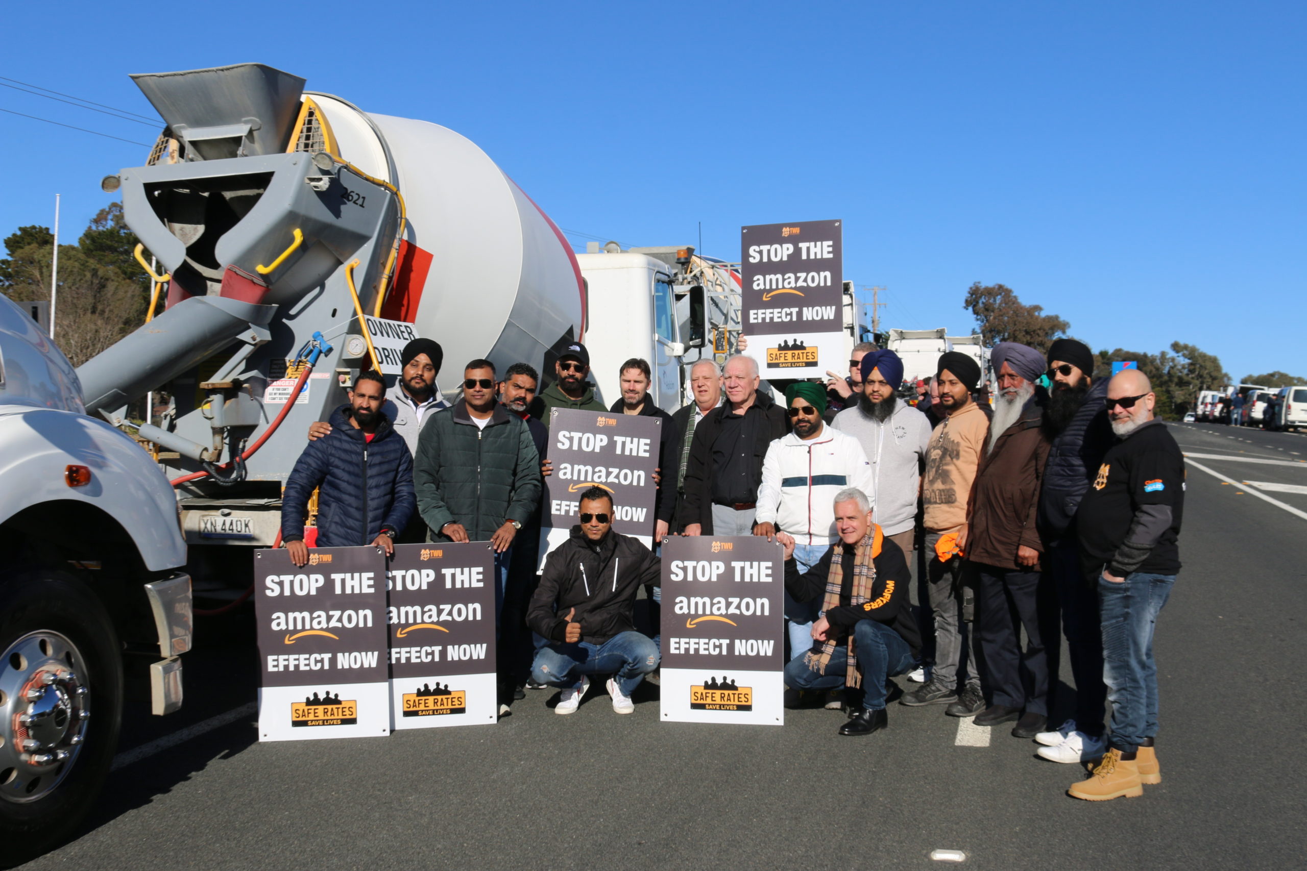 TWU Canberra Convoy - Transport Workers’ Union NSW