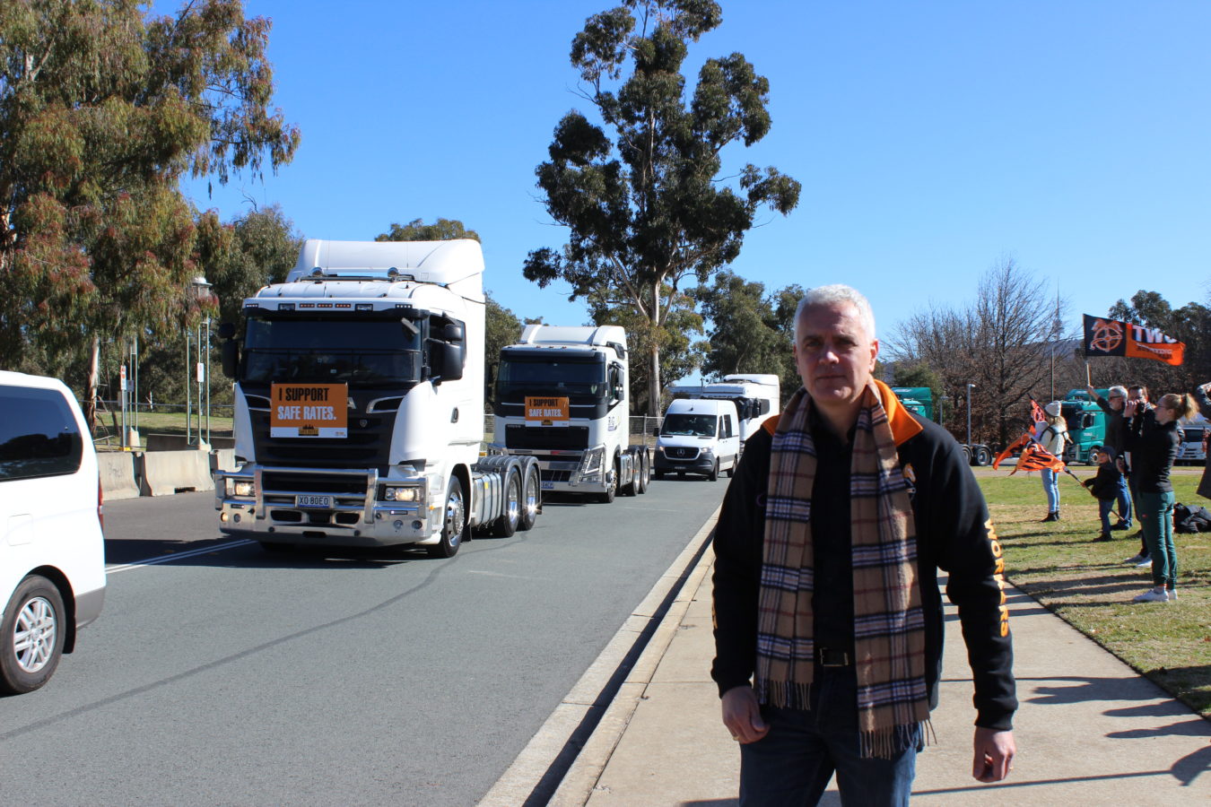 TWU TAKING ACTION: TWU Canberra Convoy - Transport Workers’ Union NSW